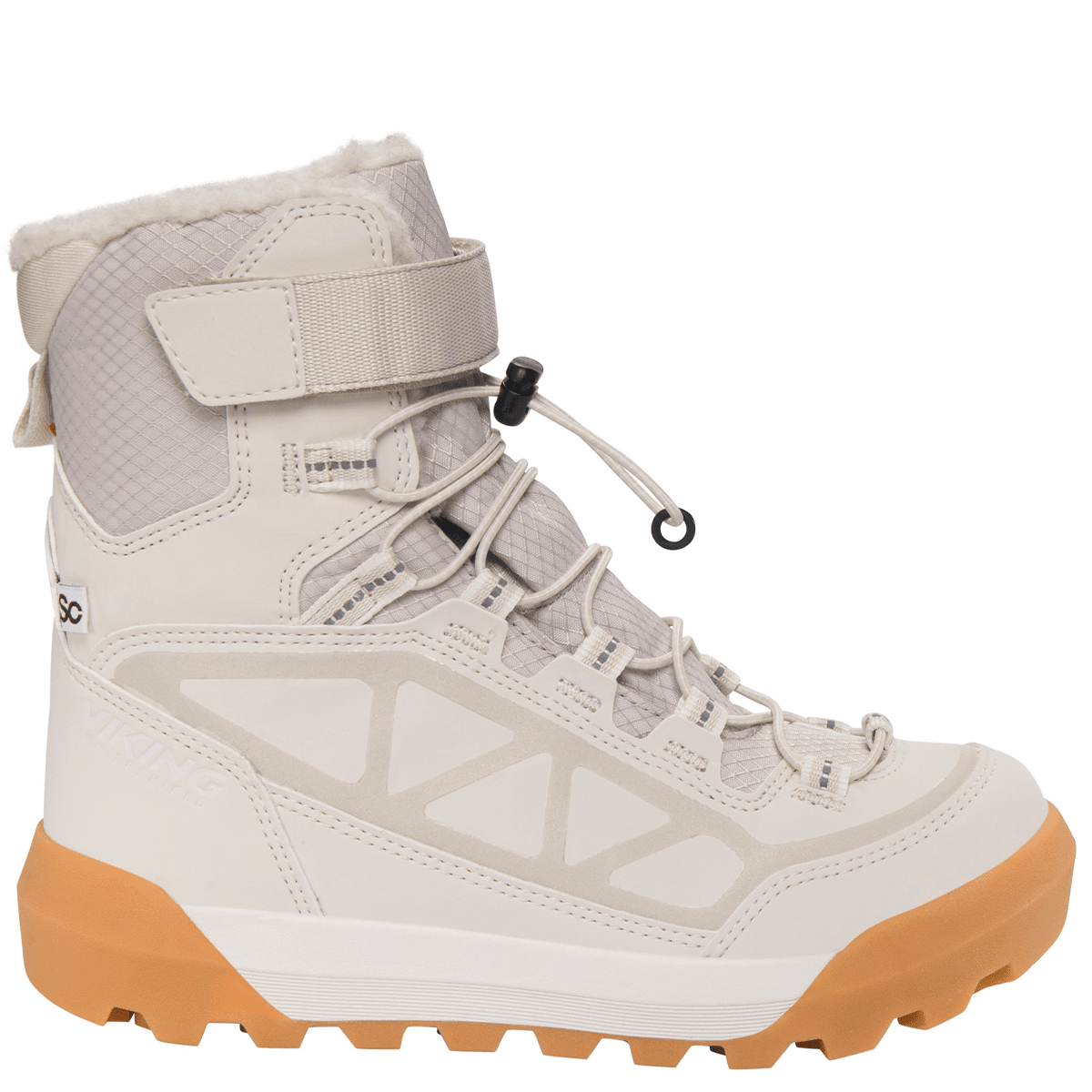 Viking Constrictor Warm Wp 1V vintersko til barn, Cream - DressMyKid AS